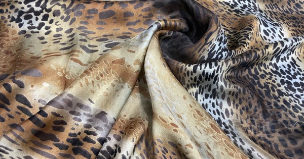 ΜΕΤΑΞΩΤΗ ΜΟΥΣΕΛΙΝΑ ANIMAL PRINT